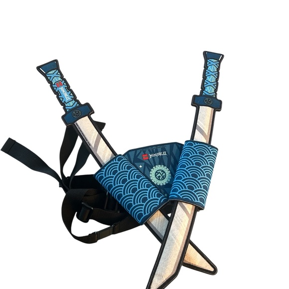 Lego | Accessories | Lego Ninjago Blue And White Sword Set | Poshmark